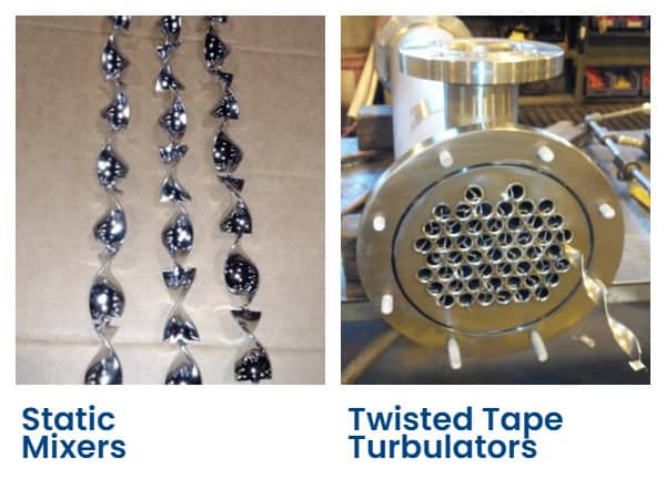 How static mixers and turbulators can improve heat exchanger efficiency